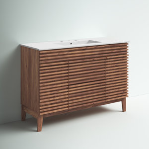 Mercury Row® Render 48" Single Sink Bathroom Vanity & Reviews | Wayfair