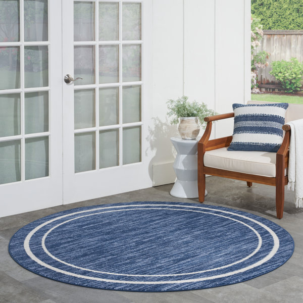 Round Outdoor Rugs You'll Love | Wayfair