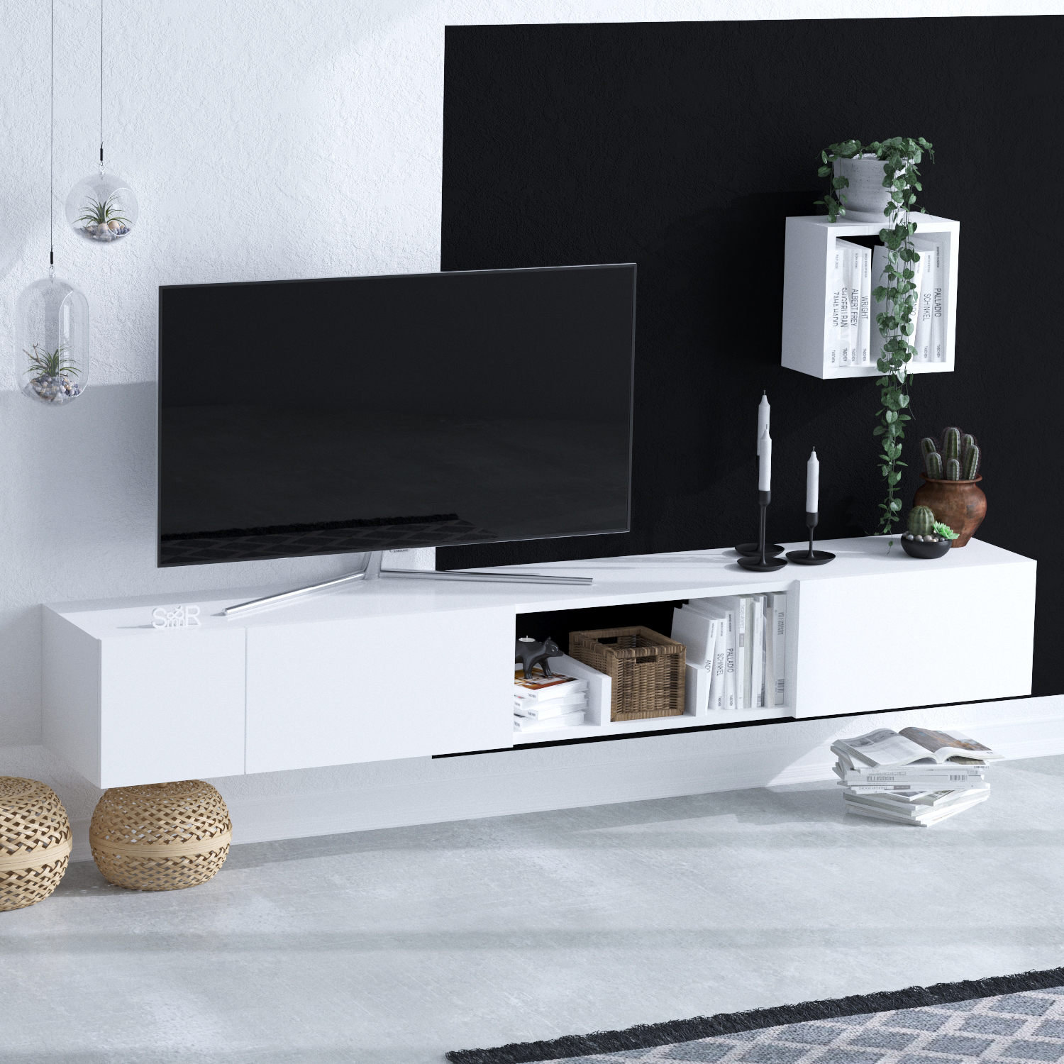 East Urban Home Hayron Entertainment Center for TVs up to 78" | Wayfair