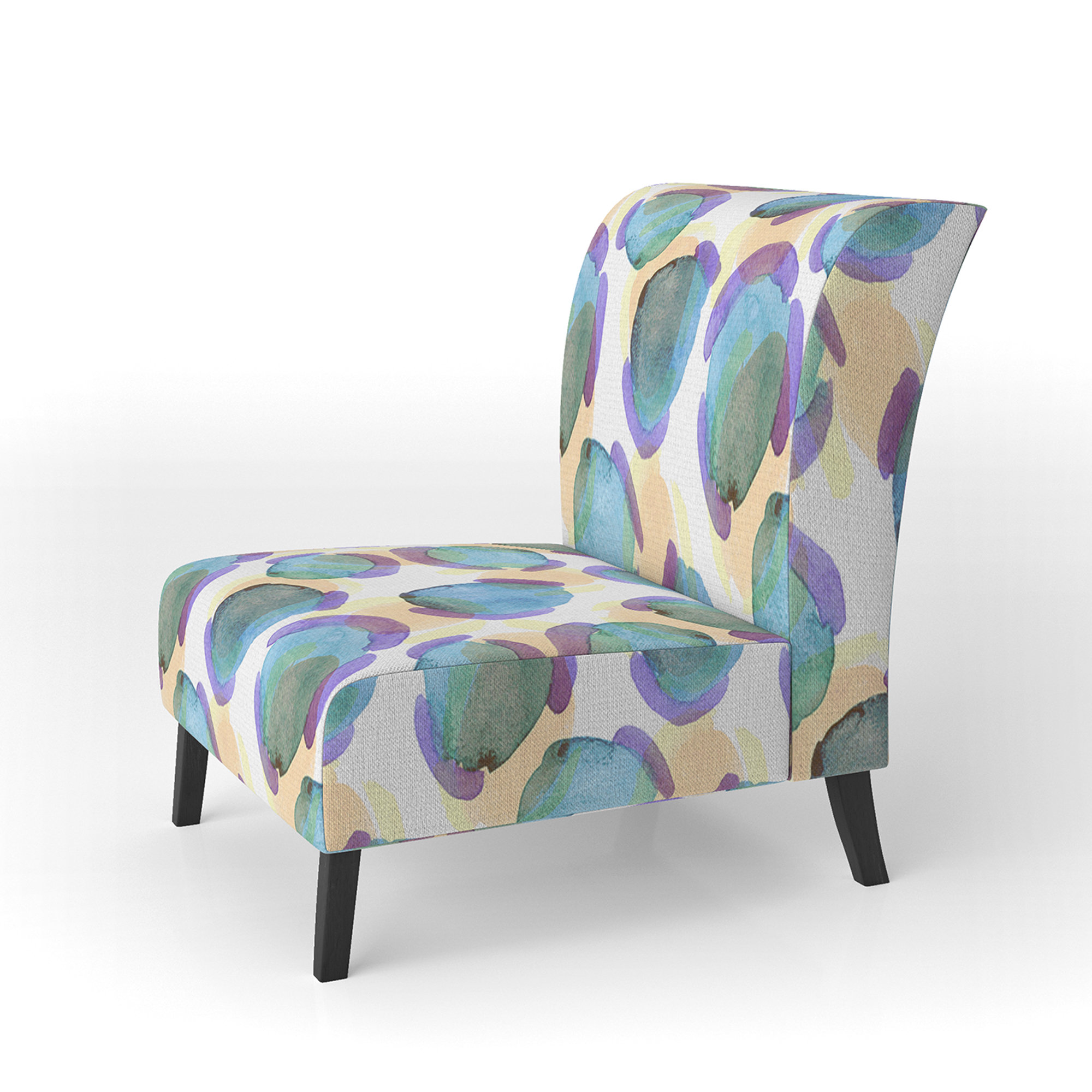 Dakota Fields Leopard - Upholstered Cabin & Lodge Accent Slipper Chair ...