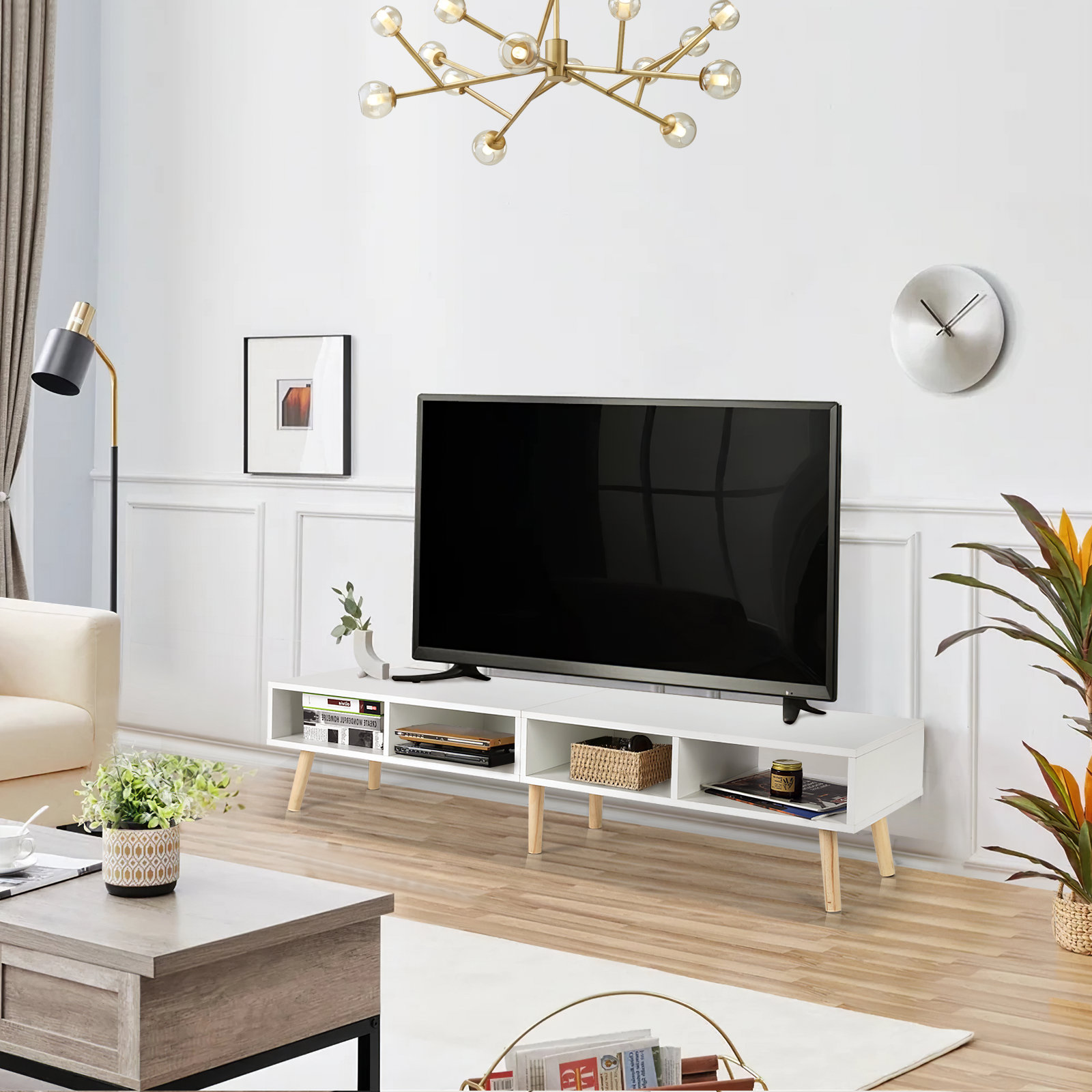 George Oliver Janci Tv Stand For Tvs Up To 65" & Reviews - Wayfair Canada