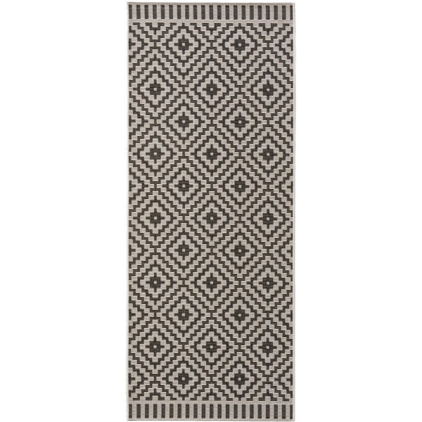 Benuta Runner Metro Geometric Machine Woven Runner 80cm X 200cm Area ...