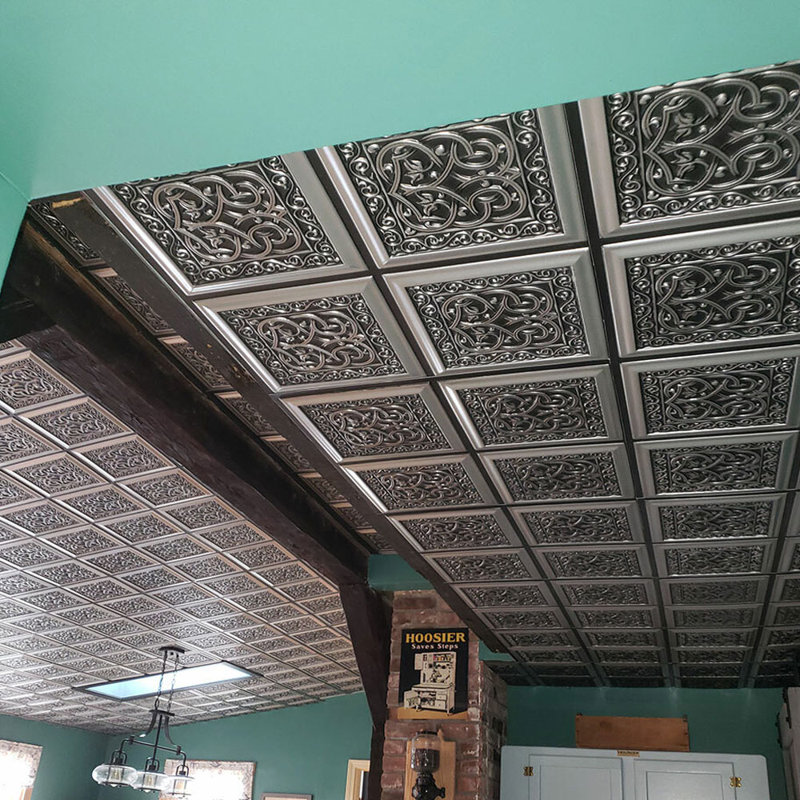 FromPlainToBeautifulInHours Lover's Knot 2 Ft. X 2 Ft. Glue-Up PVC ...