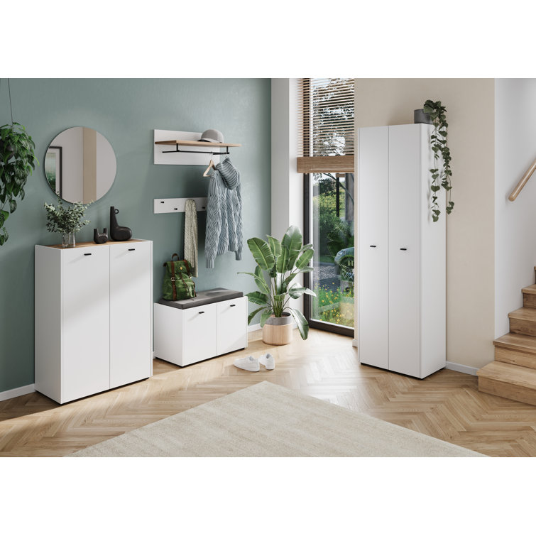 Brayden Studio Allesha 2 Door Manufactured Wood Wardrobe | Wayfair.co.uk