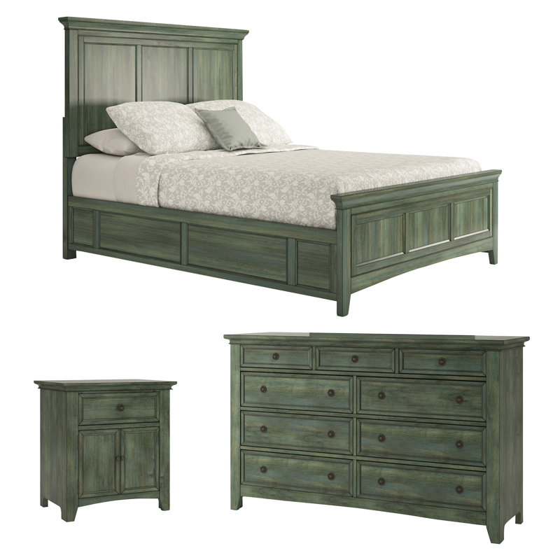 Three Posts™ Woodside 3 Piece Bedroom Set & Reviews | Wayfair