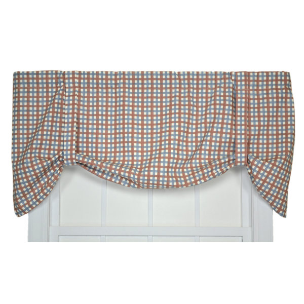 August Grove® Gwyn Tie Up 60" Window Valance | Wayfair