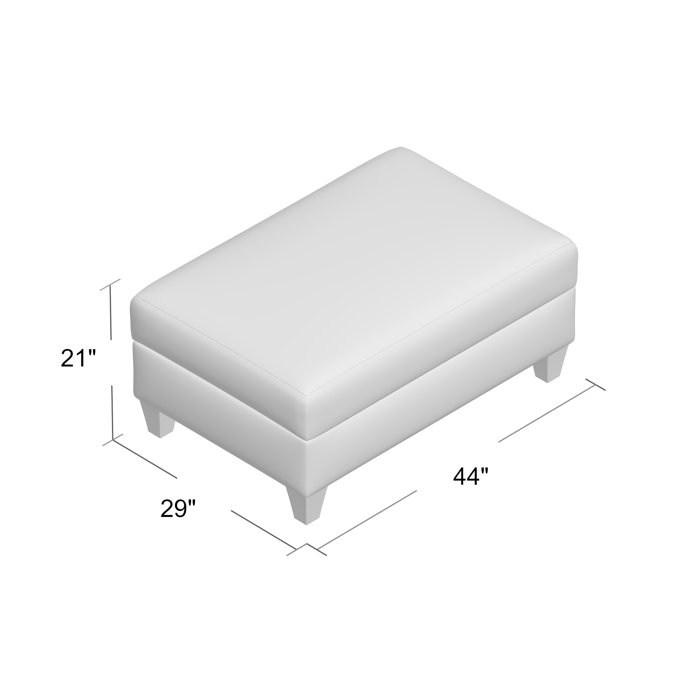 Birch Lane™ Wendell Upholstered Ottoman & Reviews | Wayfair