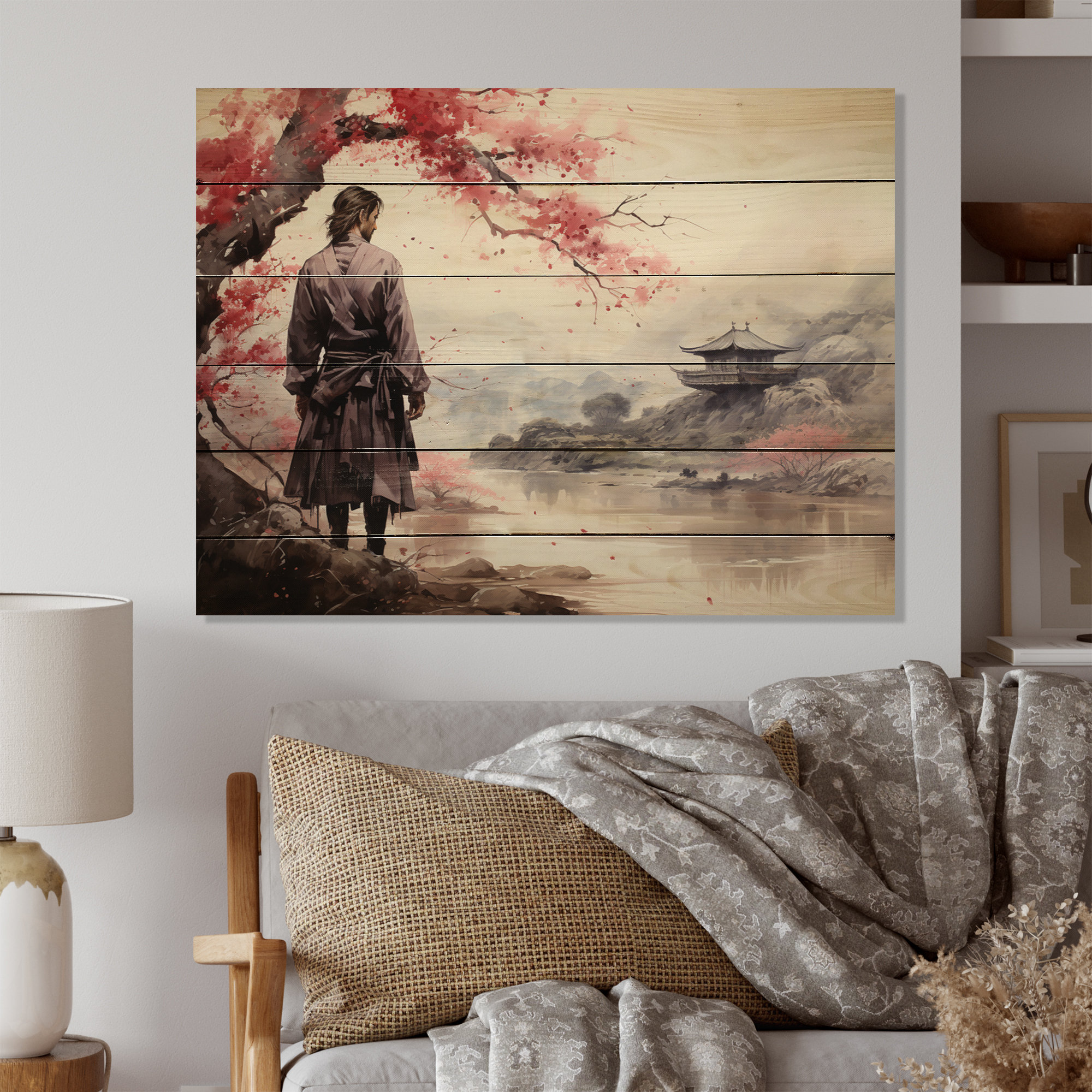 Red Barrel Studio® Leovani Asian Art Samurais Resolve III - Unframed ...