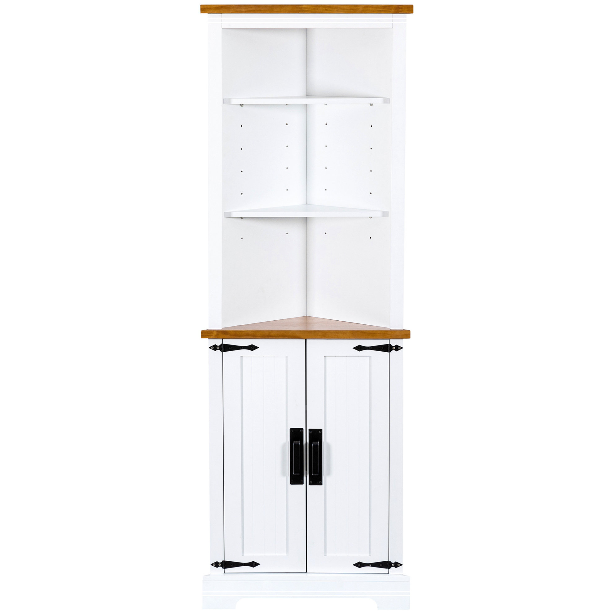 Ebern Designs Corner Cabinet Dresser cabinet barcabinet Corner Bathroom ...