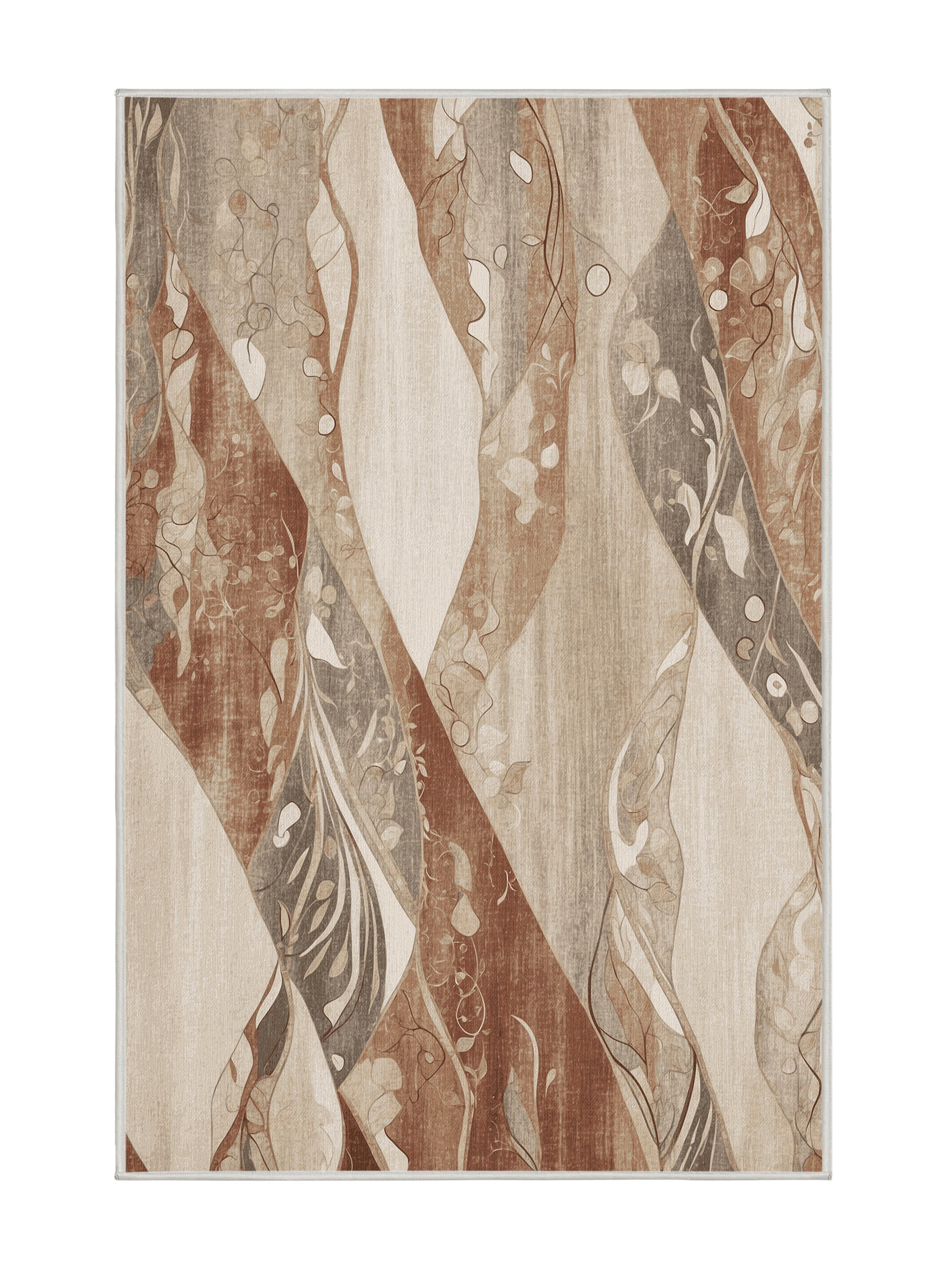 Wrought Studio™ Shimmering Crest Rug | Wayfair