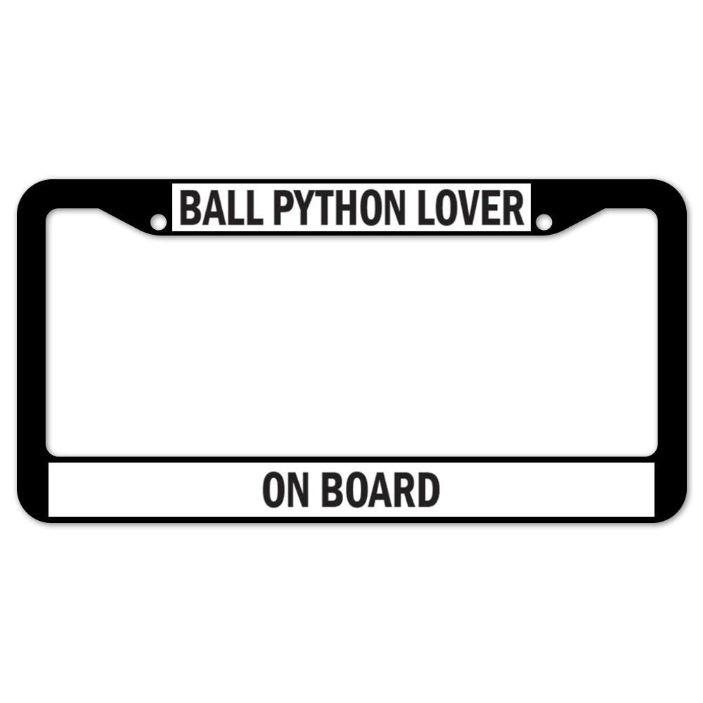 SignMission Ball Python Lover on Board Plate Frame | Wayfair