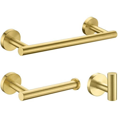 Wayfair | Gold Bathroom Hardware Sets You'll Love in 2023