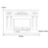 Elegant Home Furnishings.s Elegant carved Roman column fireplace | Wayfair
