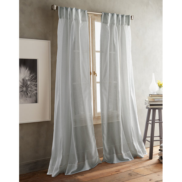 DKNY Paradox Polyester Sheer Curtain Pair & Reviews | Wayfair