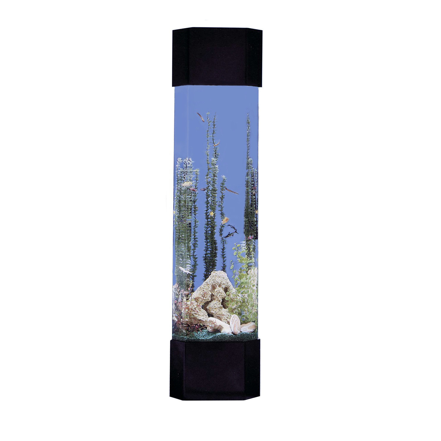 Tucker Murphy Pet™ 30 Gallon Pentagon Aqua Tower Aquarium - Alan ...