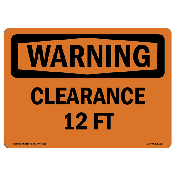 SignMission Clearance 12 Ft Sign | Wayfair