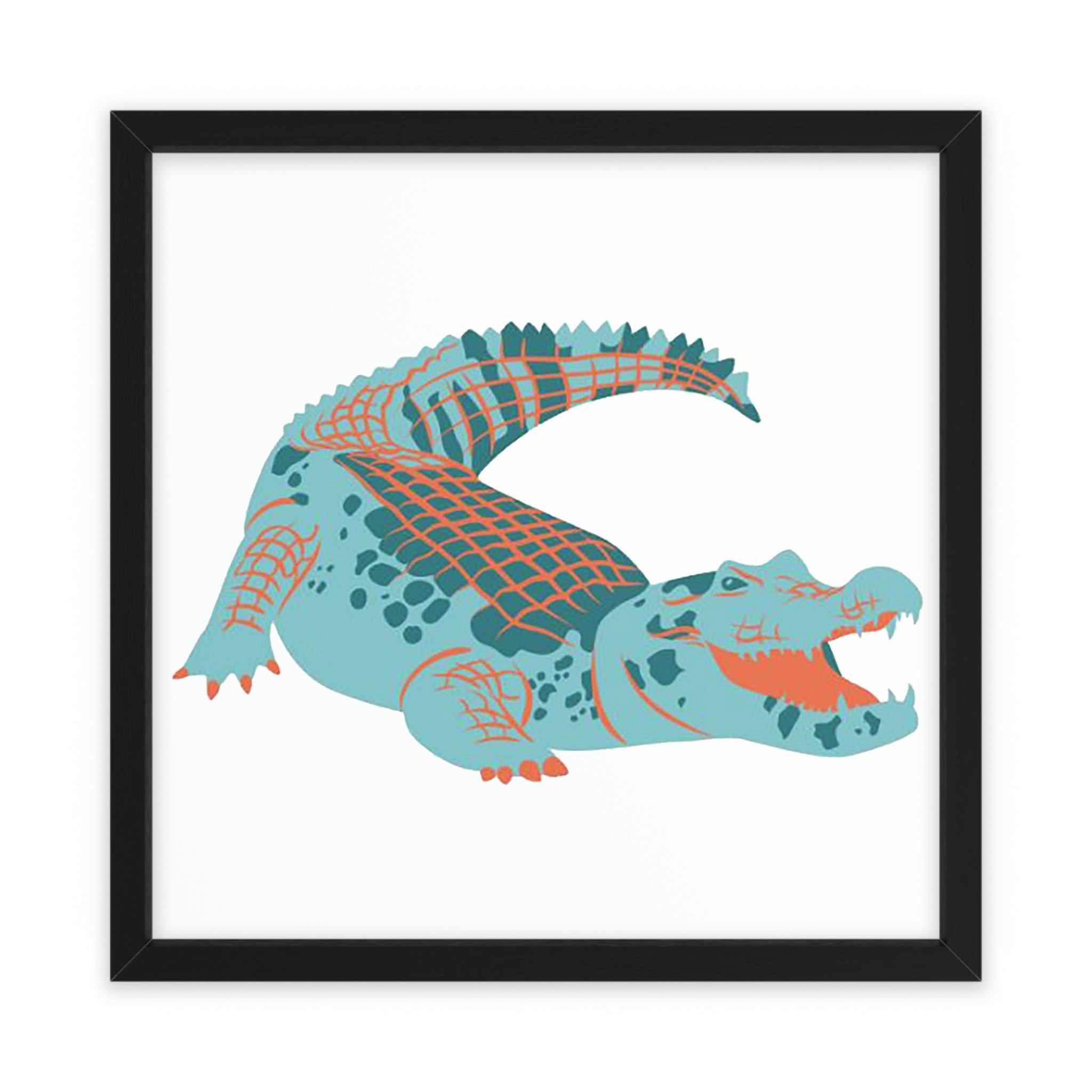 Trinx Alligator Picture Frame Illustration | Wayfair