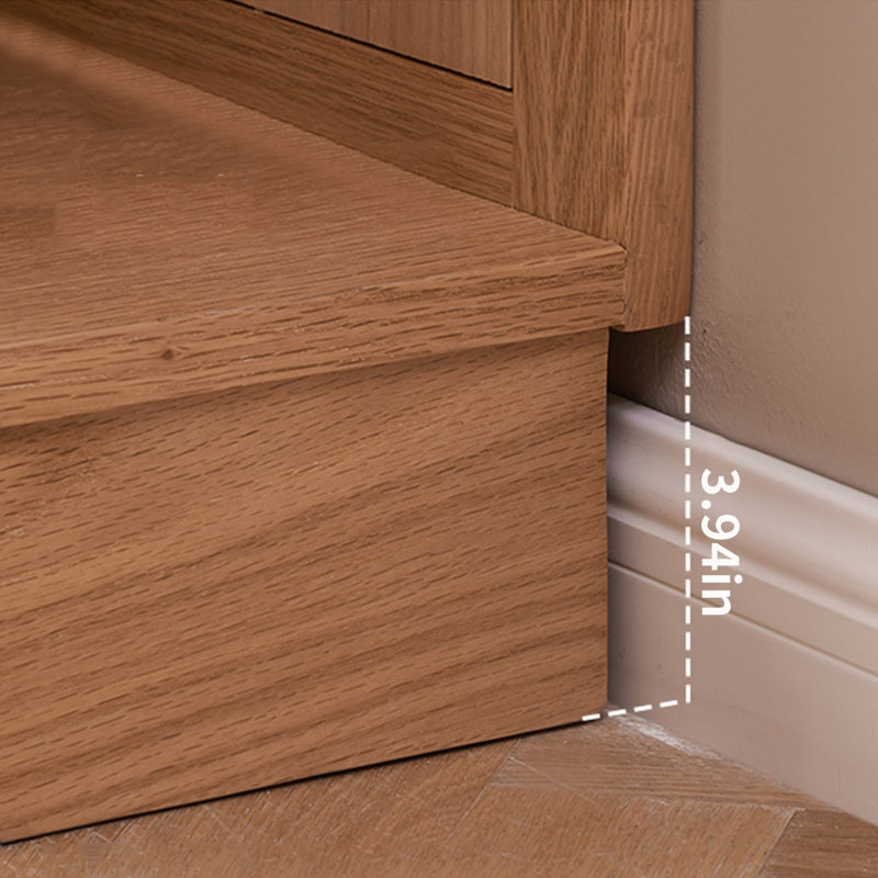 Kaoloupin American Style Corner Solid Wood Bookcase | Wayfair