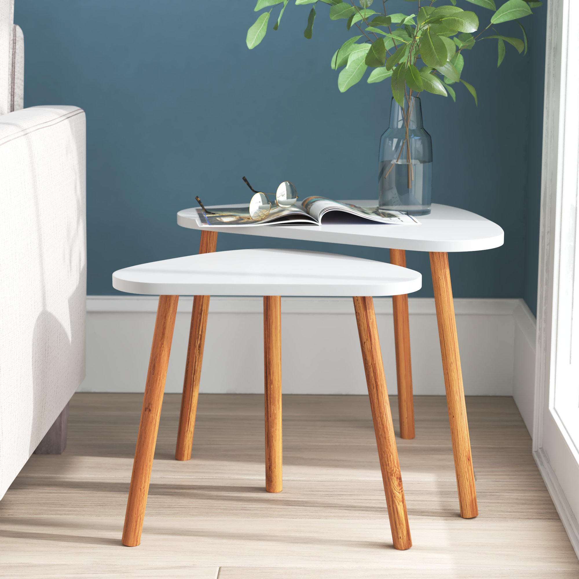 George Oliver Sudie 3 Leg Nesting End Table & Reviews - Wayfair Canada