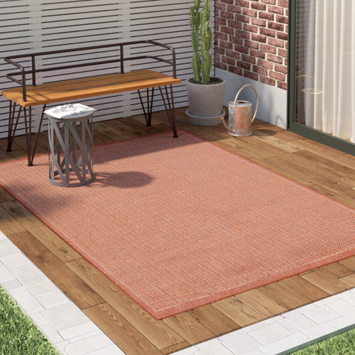 8' x 10' Orange Outdoor Rugs You'll Love | Wayfair
