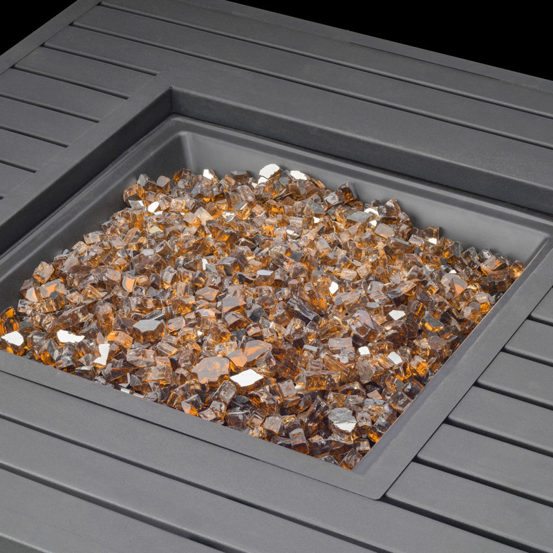 Luxury Living Furniture 11 Pound Reflective Fire Glass, Fire Pit Glass ...