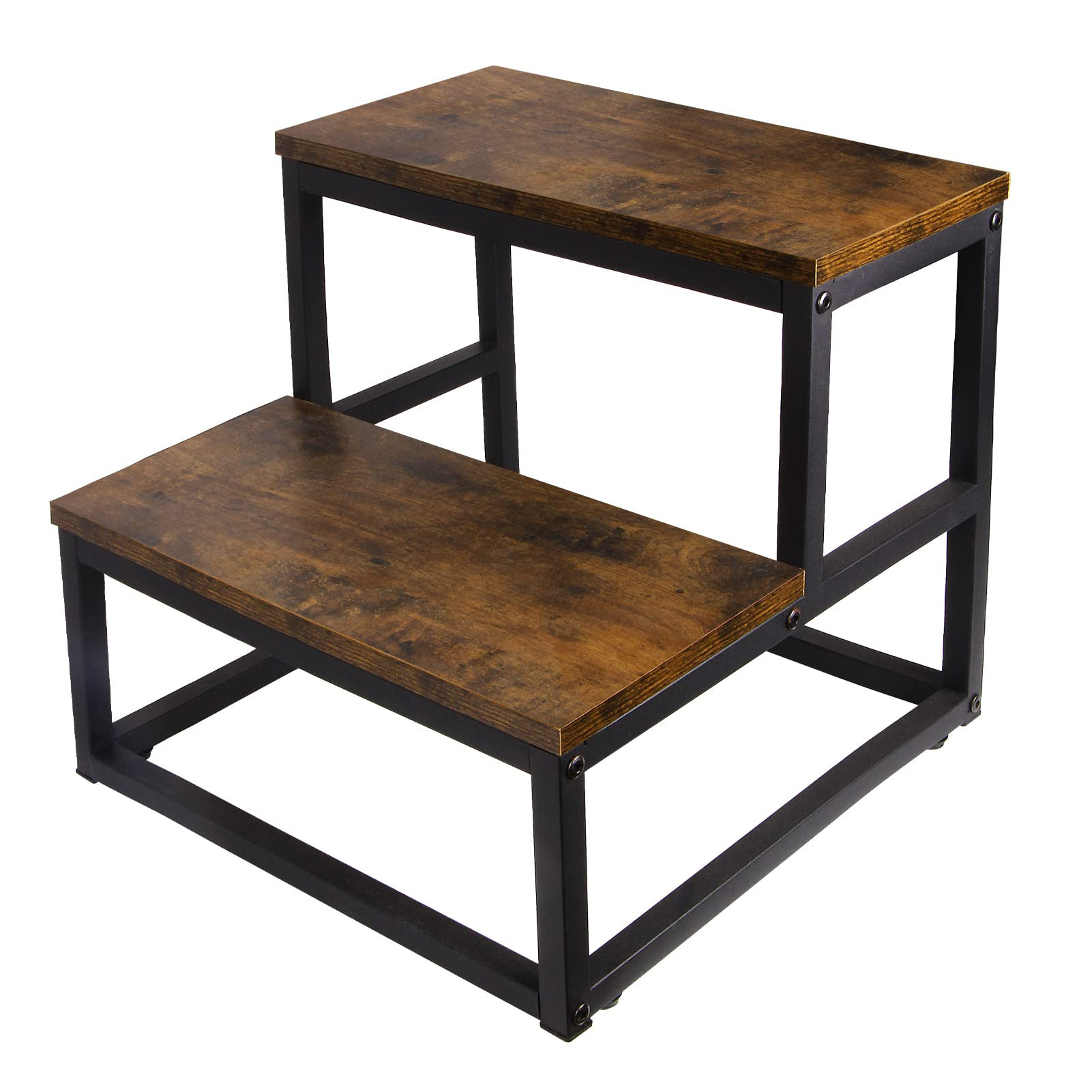 Mason & Marbles Bavaria Dark Brown Step Stool | Wayfair