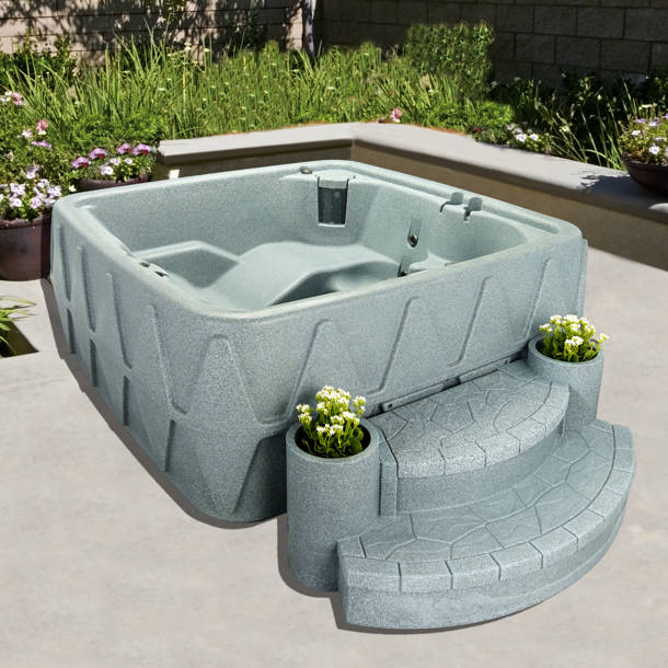 AquaRest Spas, powered by Jacuzzi® pumps Spa Step & Reviews | Wayfair