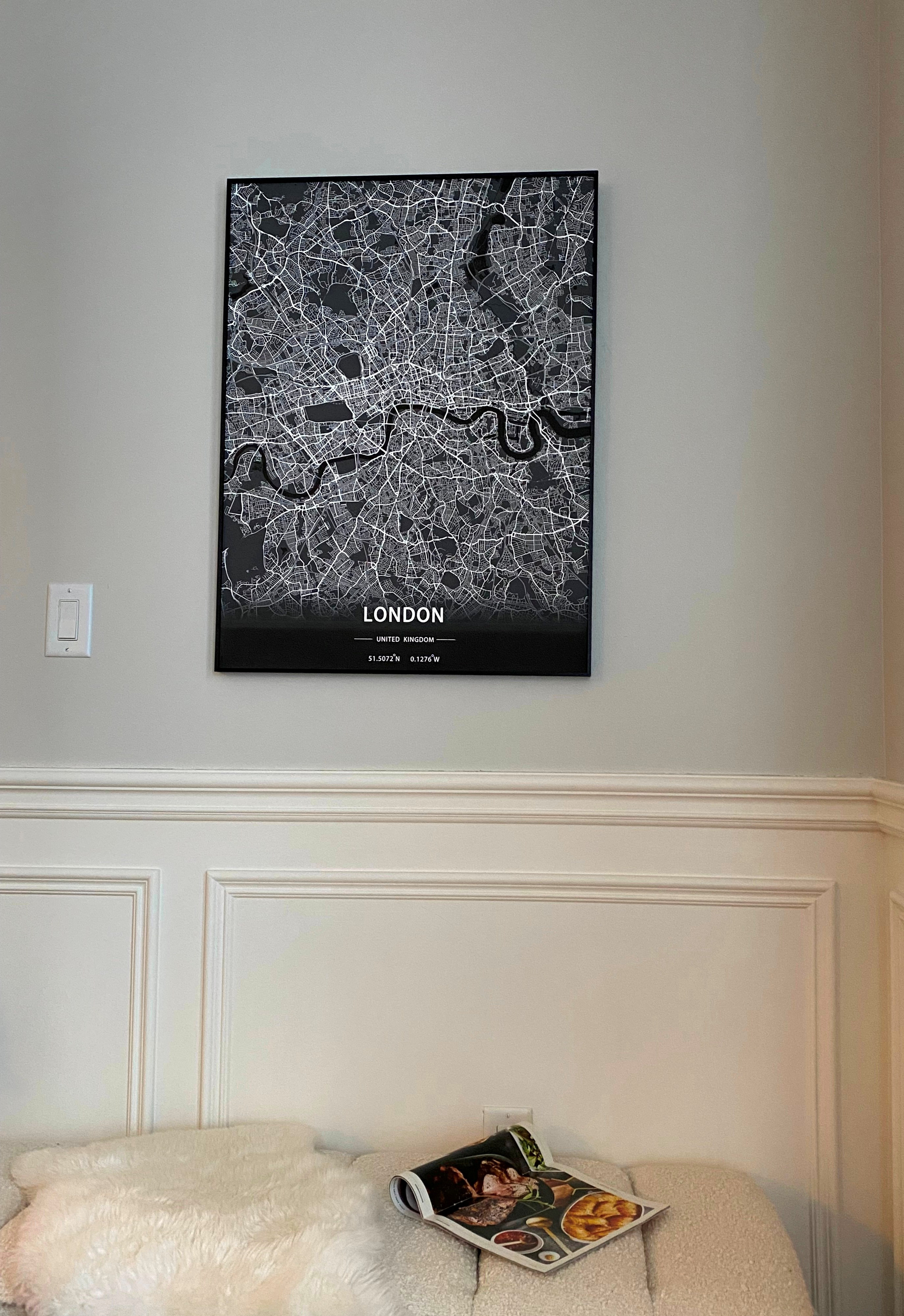 17 Stories London Map - Picture Frame Print | Wayfair