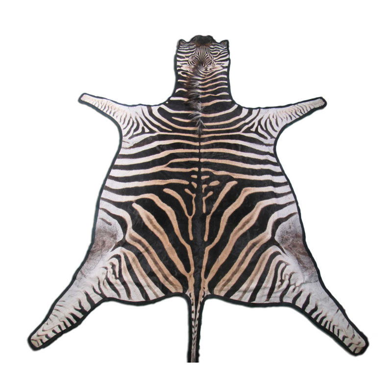 Foundry Select Shonteria Real Zebra Skin Rug - Felted | Wayfair