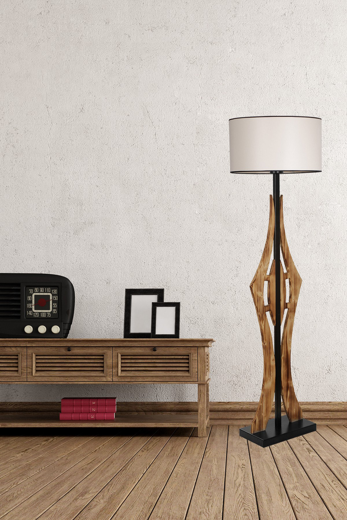 East Urban Home Burnes 65" Floor Lamp | Wayfair