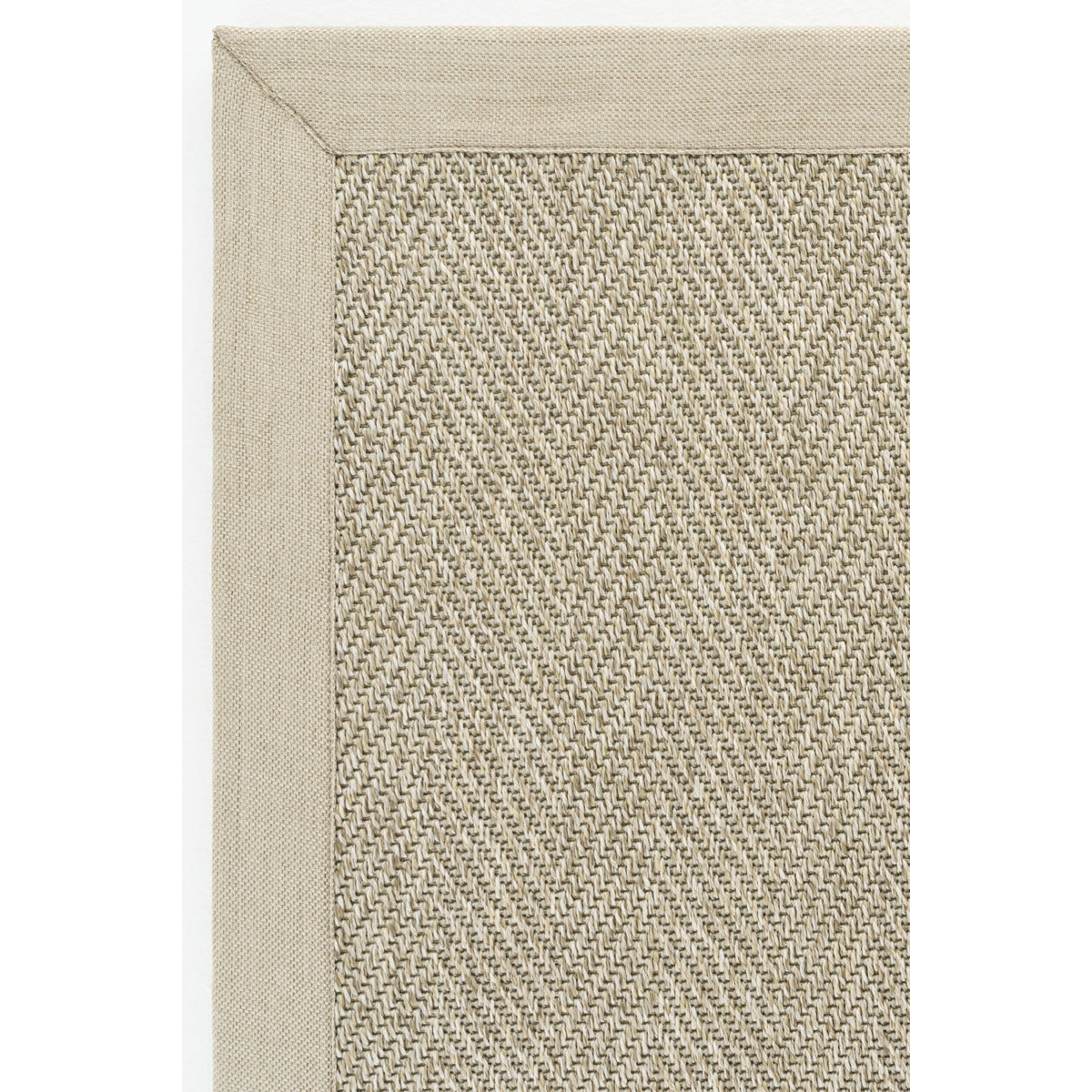 Ebern Designs Beige Chevron,Bordered,Flatweave Area Rug, Machine Made ...