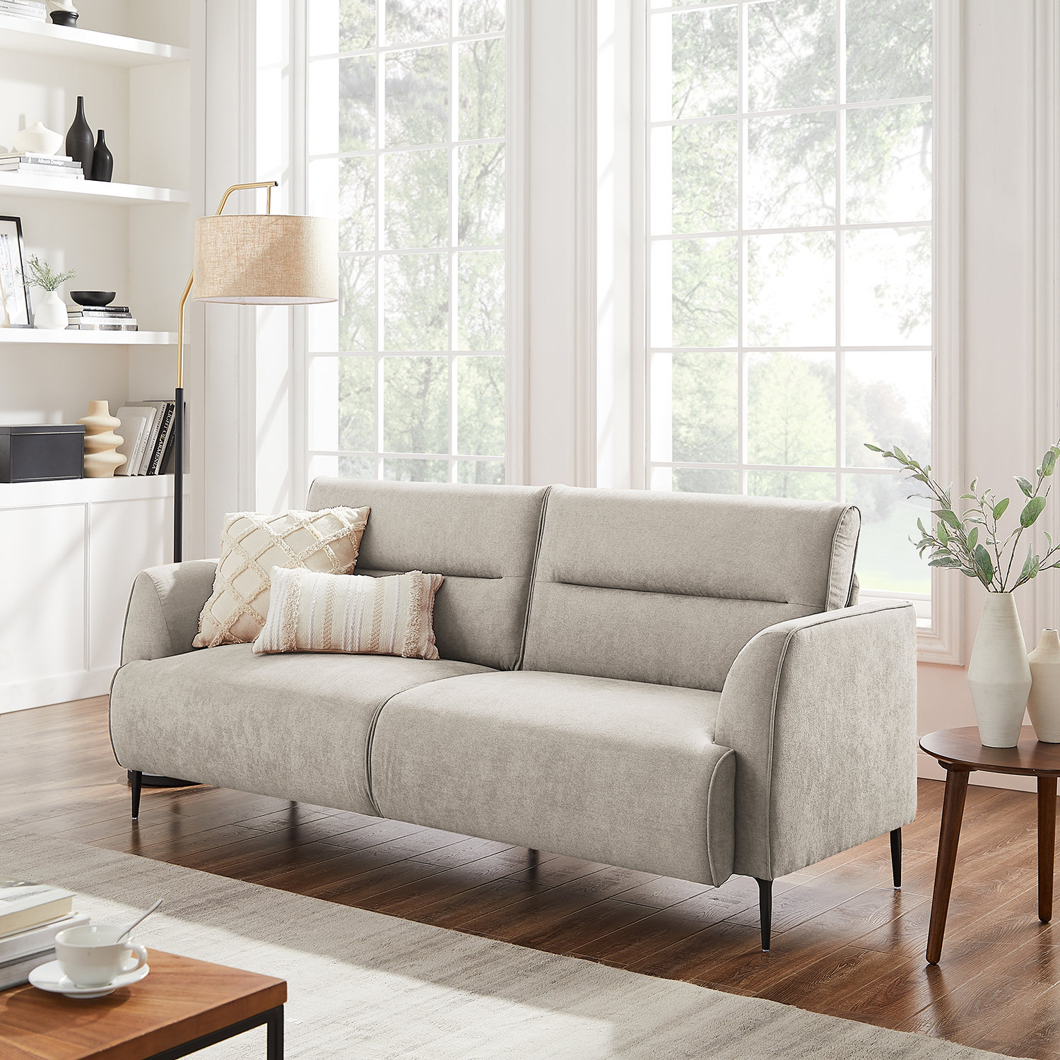 Wrought Studio™ Jervonte 79.5" W Minimore Modern Style Berta Sofa ...