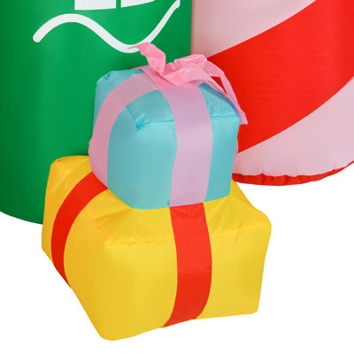 The Holiday Aisle® Insha Candy Castle Inflatable & Reviews | Wayfair