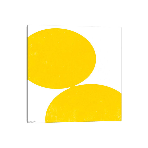 Ivy Bronx Two Yellow Circles | Wayfair.co.uk