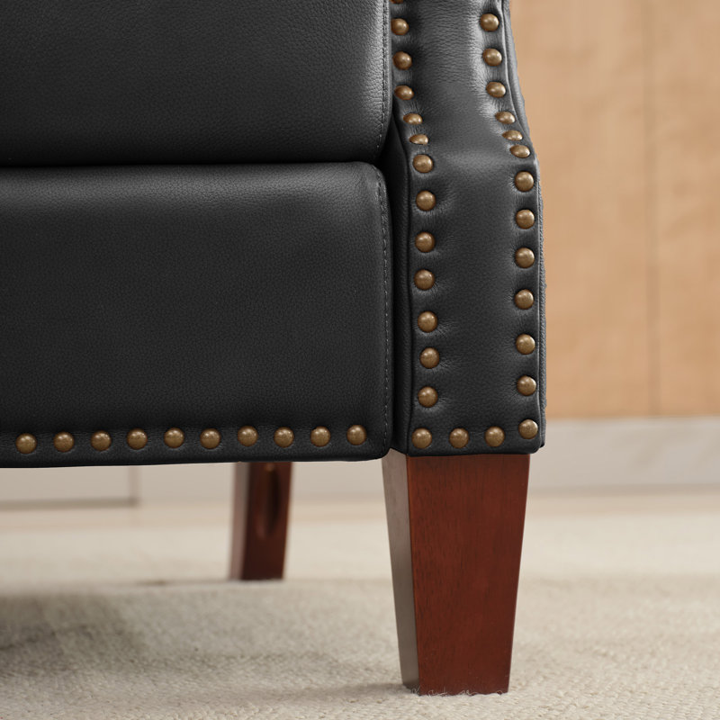 Lark Manor™ Genuine Leather Recliner & Reviews | Wayfair