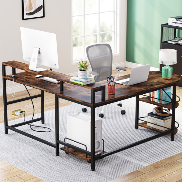 Ebern Designs Nyair 55'' Desk & Reviews | Wayfair