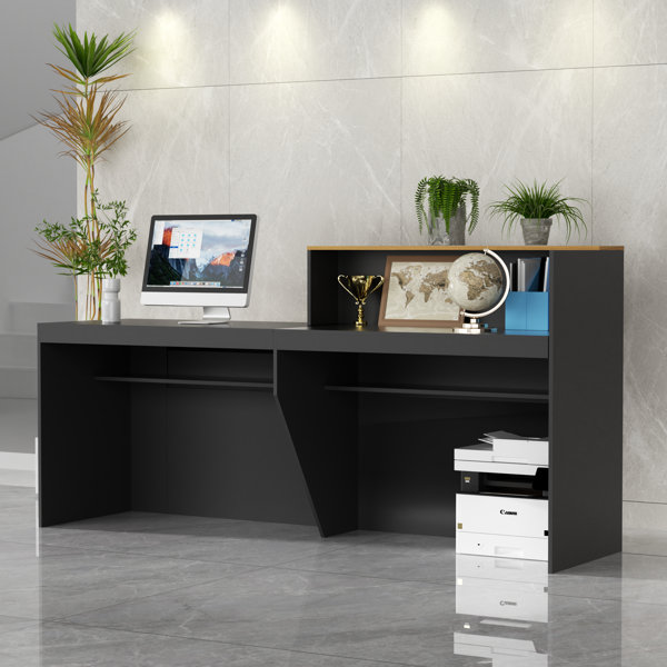 Ebern Designs Front Modern Retail Checkout, Reception Desk, Stations ...