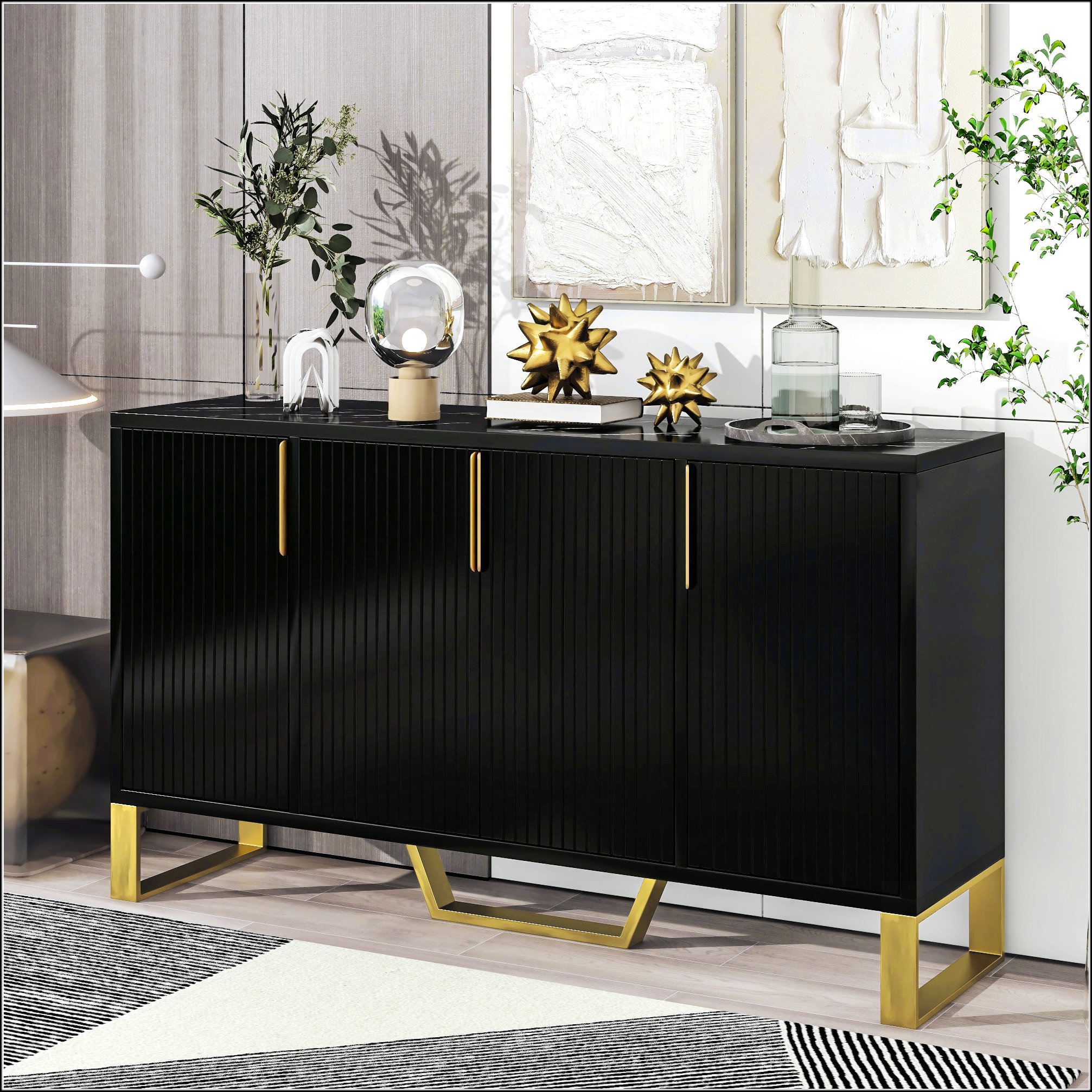 Mercer41 Hamaz 60.05" Wide Sideboard & Reviews | Wayfair