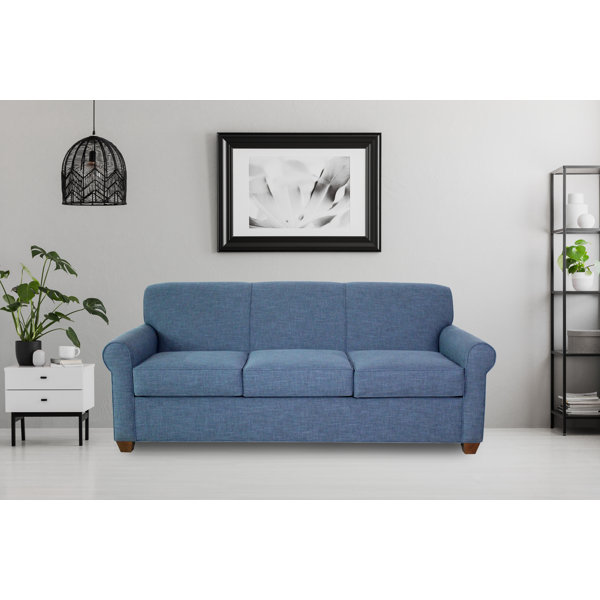 EdgecombeFurniture Finn 83" Rolled Arm Sofa Bed with Reversible ...