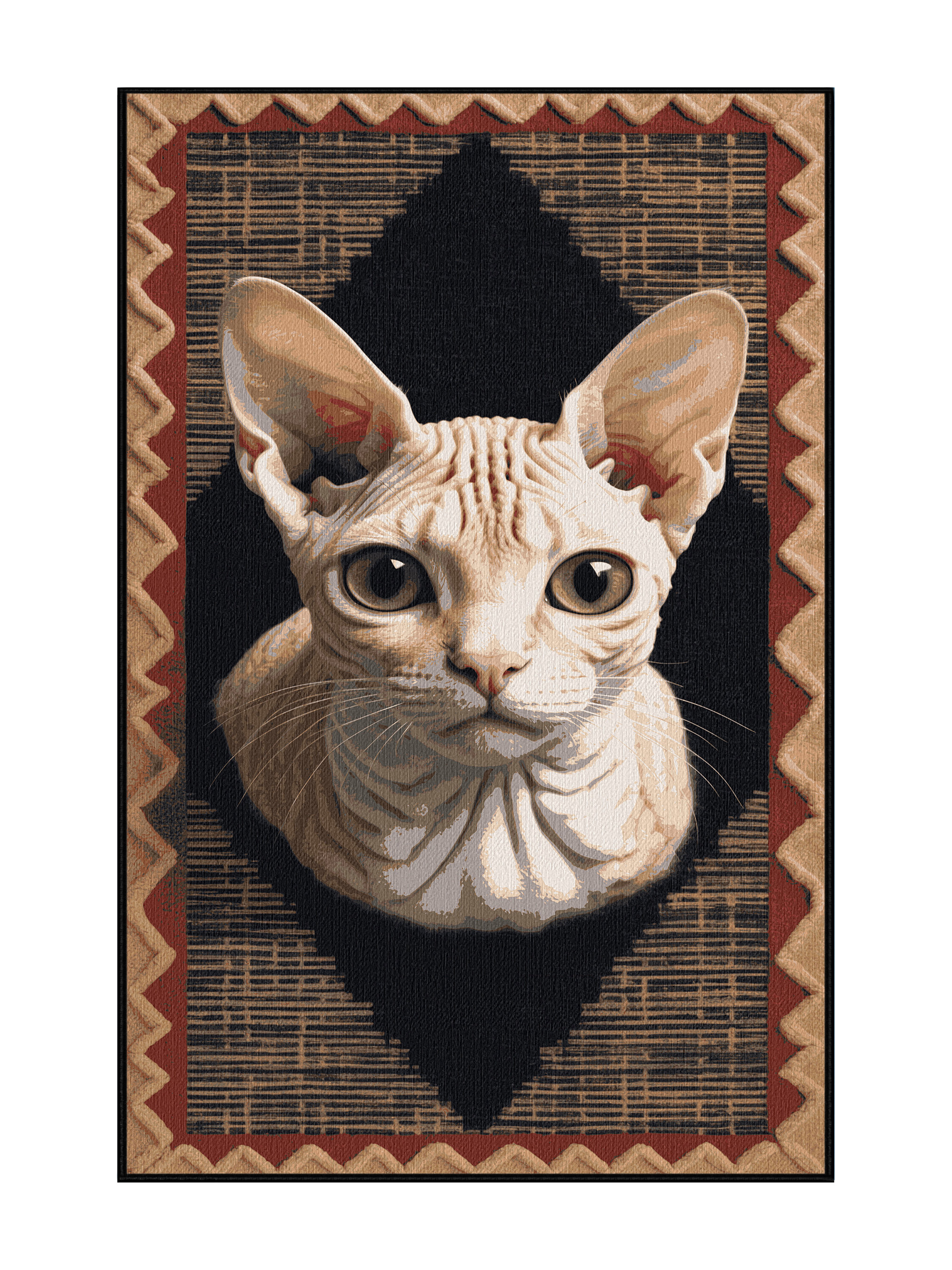 Foundry Select Washable Dwelf Cats Area Rug | Wayfair
