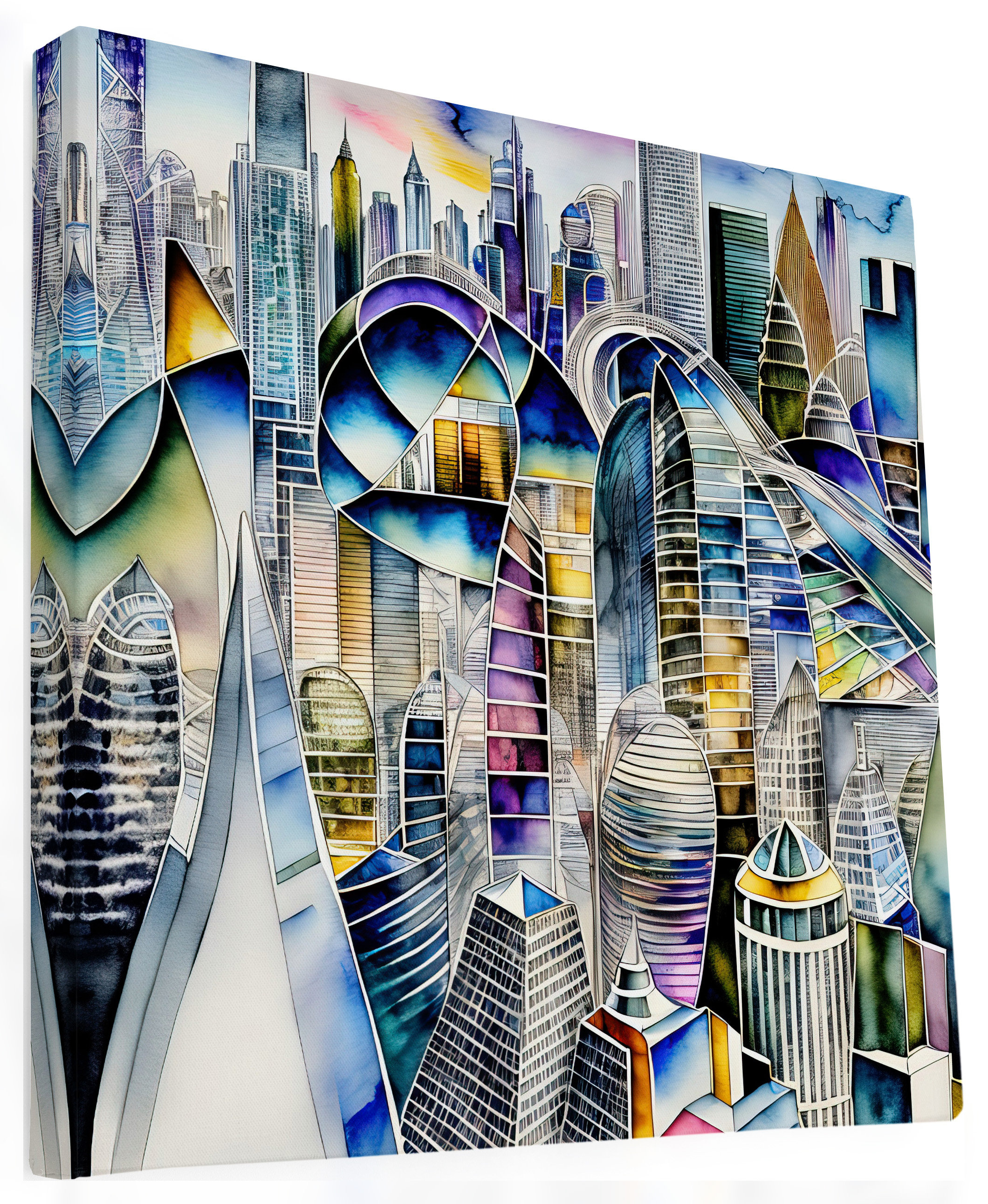 Vault W Artwork Modern Earth Modern Earth 495 On Canvas by Ronald ...