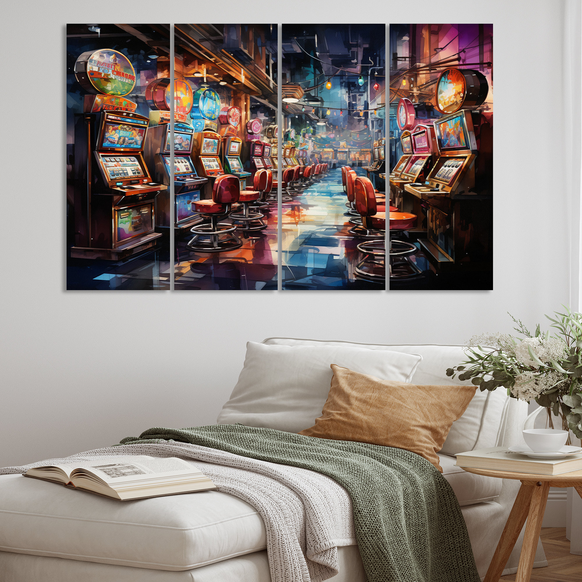 Design Art Casino Royale Slot Machine I - Casino & Games Metal Art ...