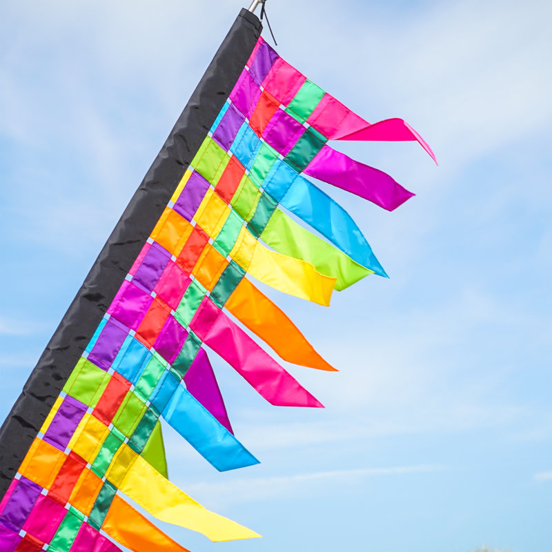 In The Breeze 6-Foot Fiesta Weave 72'' H x 25'' W Polyester Banner ...