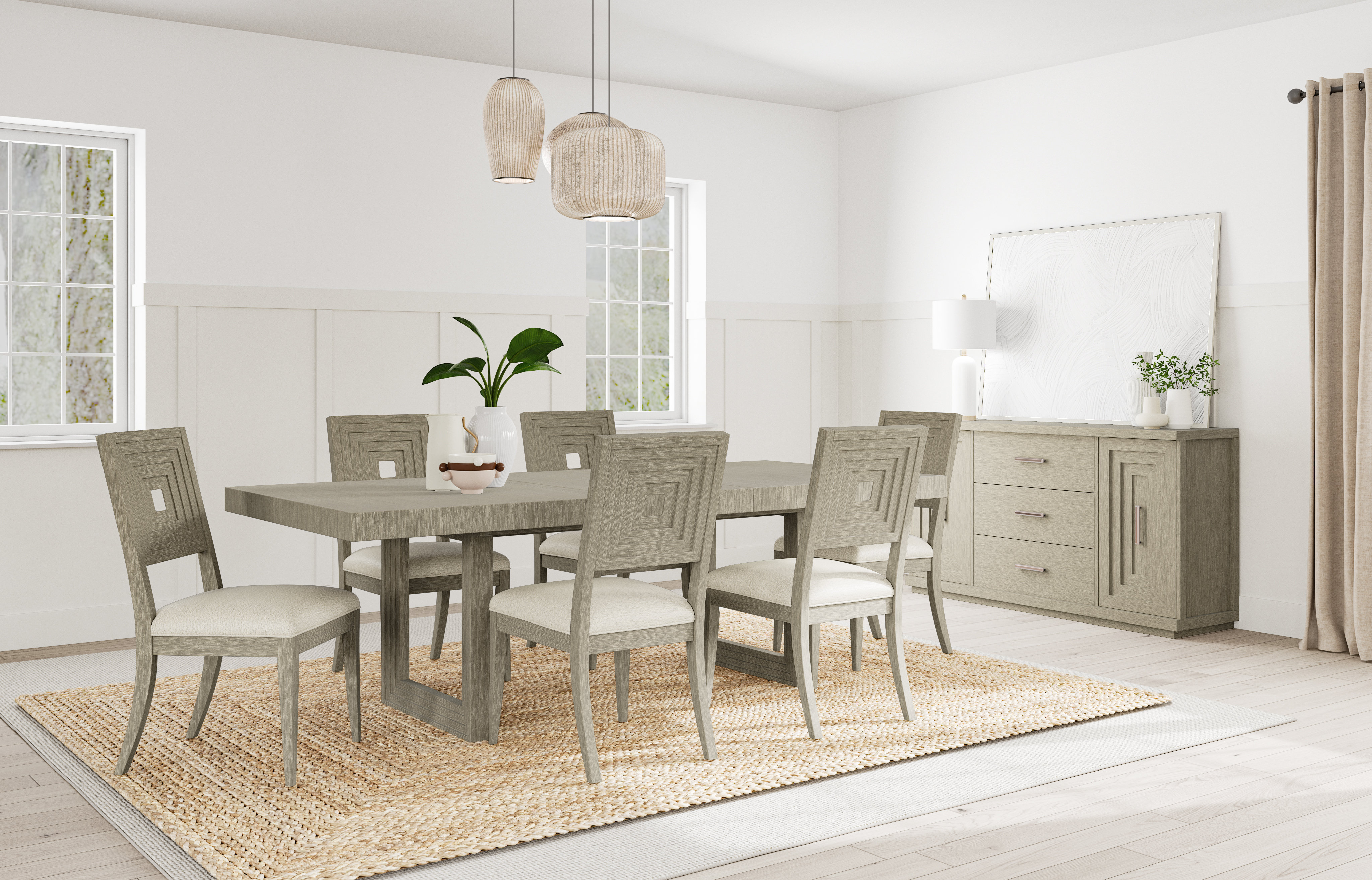 Canora Grey Judye Extendable Dining Set & Reviews | Wayfair