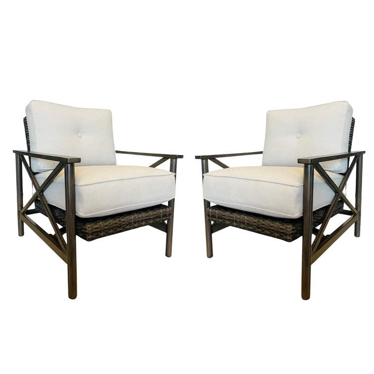 Agio Dylan Patio Motion Chair with Cushions | Wayfair