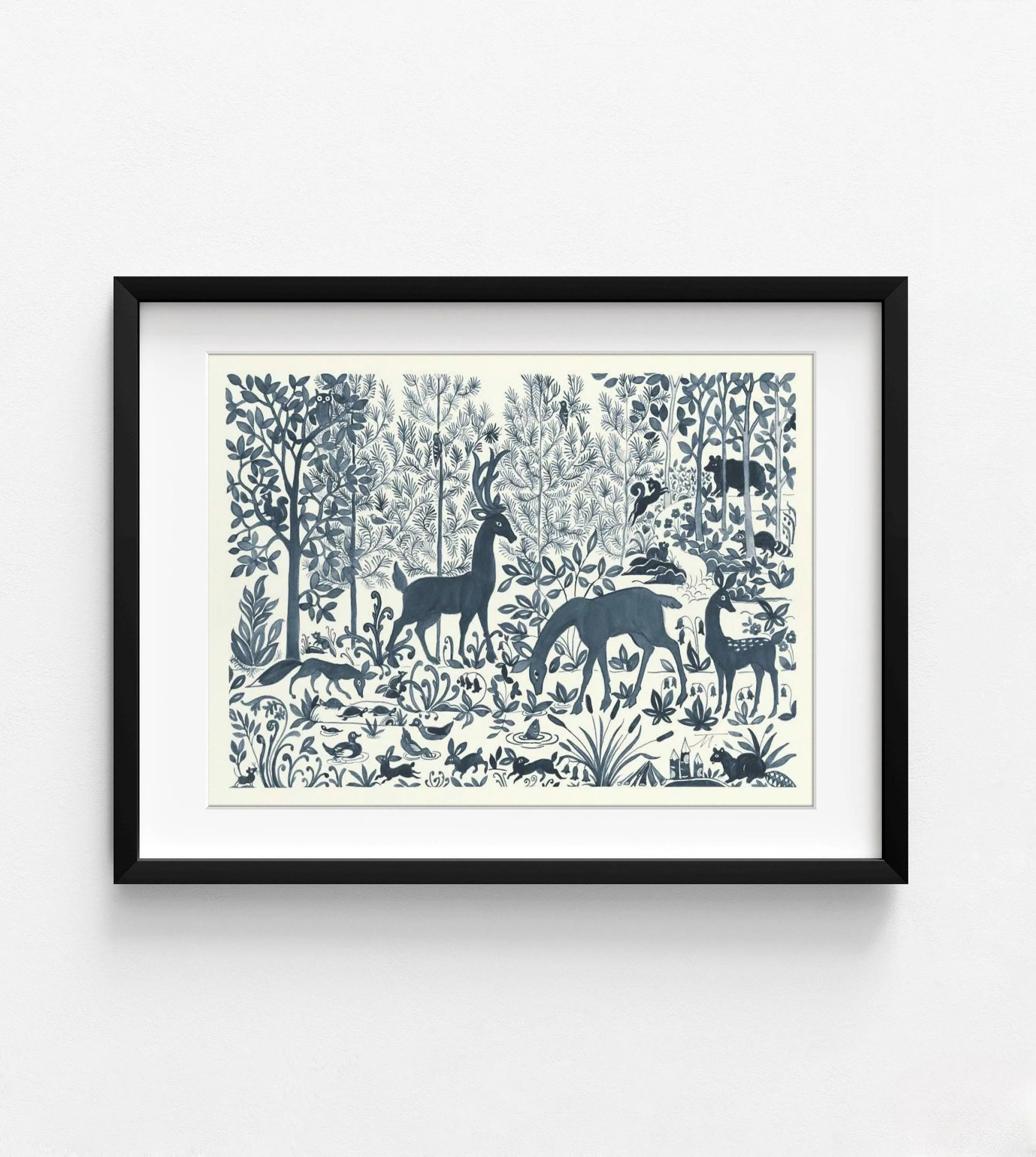 WeFrameArt Forest Life I by Miranda Thomas Frame | Wayfair