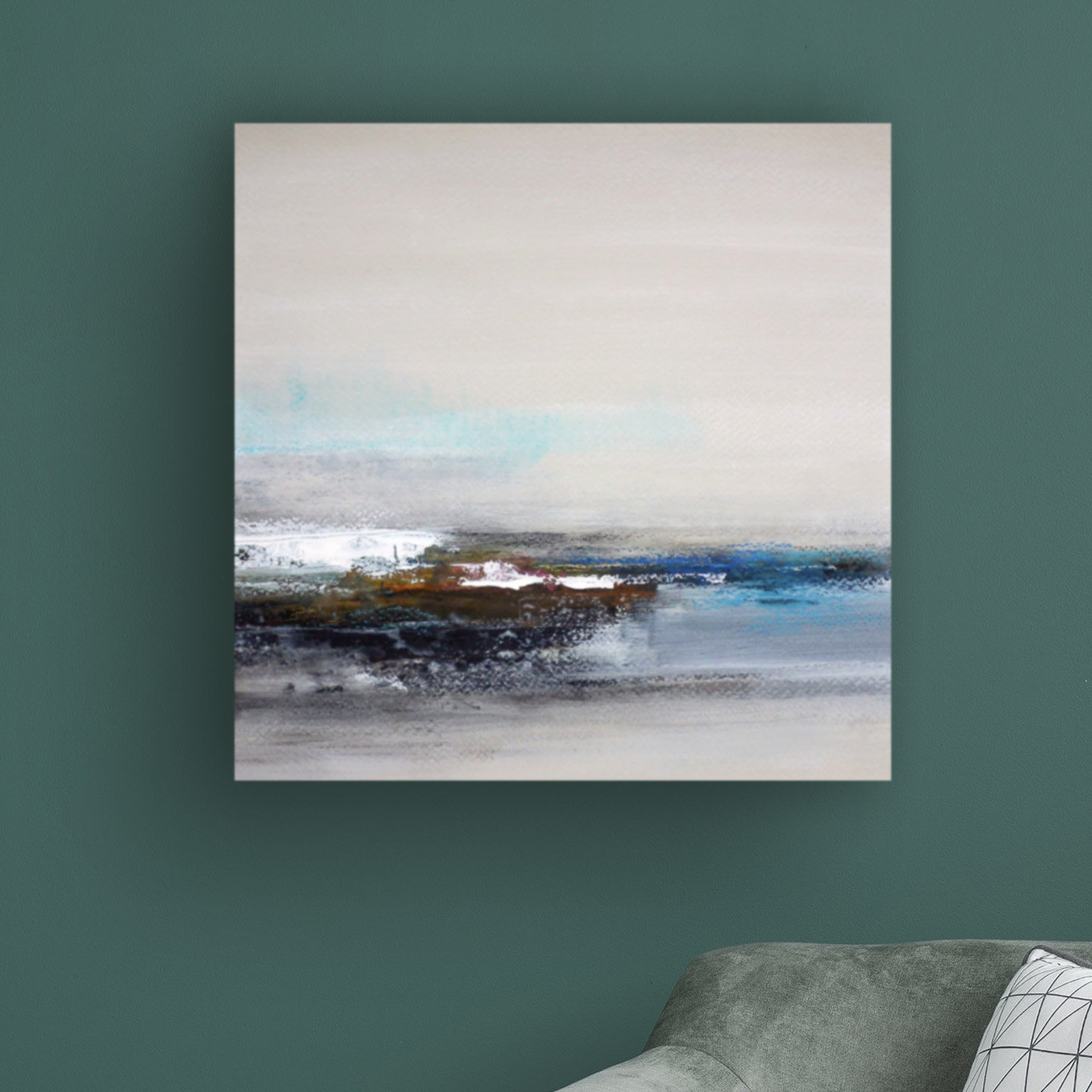 Wrought Studio™ Confluence by Susan Cordes - Wrapped Canvas Painting ...