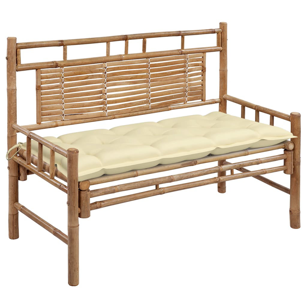 Bayou Breeze Lydd Bamboo / Rattan Garden Bench | Wayfair