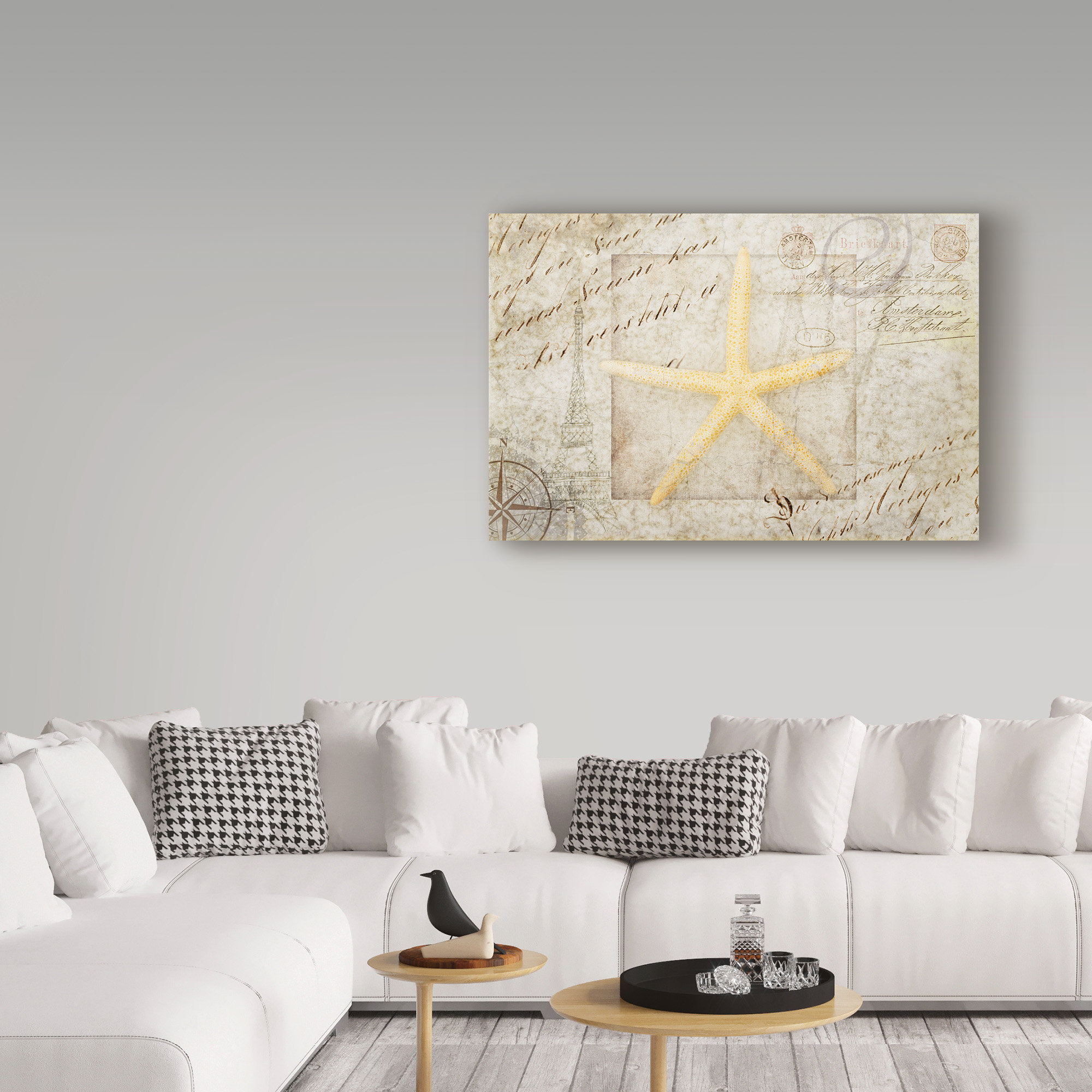 Beachcrest Home™ 'Gypsy Sea Type Star' Graphic Art Print on Wrapped ...