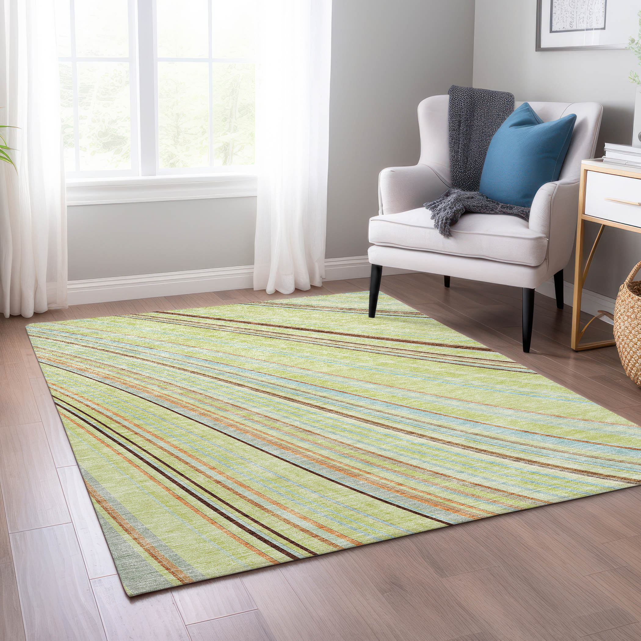 Wade Logan® Chayden Area Rug with Non-Slip Backing | Wayfair